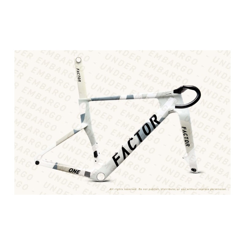 Factor Bikes One Frameset Premium Package + Wheelset (nimbus grey in 5 ...